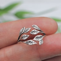 Leaf Ring - Etsy