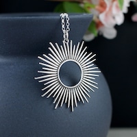 Sun Pendant - Etsy