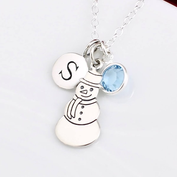 Snowman Necklace - Etsy
