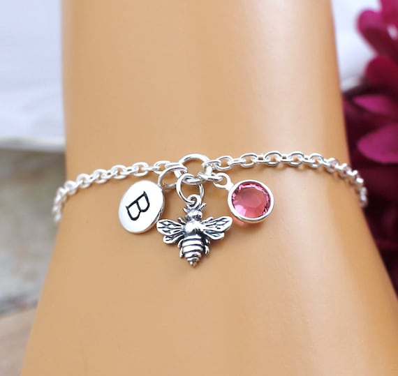 Bumble bee bracelet silver store
