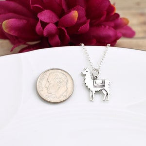 Sterling Silver Llama Necklace, Llama Jewelry, Llama Gifts for Woman ...