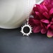 Solar Eclipse Necklace Sun Necklace Sunburst Necklace - Etsy