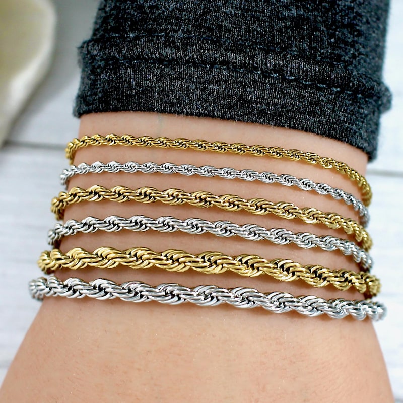 Rope Chain Braclets - Etsy