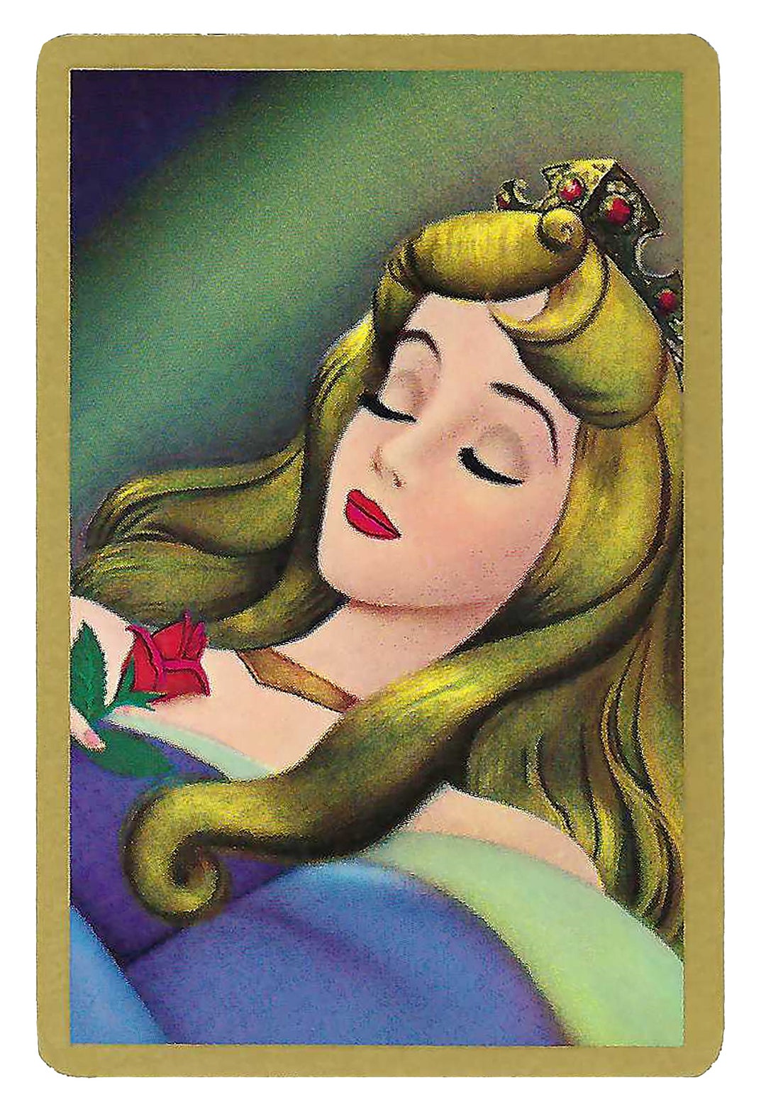 Vintage SLEEPING BEAUTY Nintendo Playing Cards (1) Single Swap Card ...