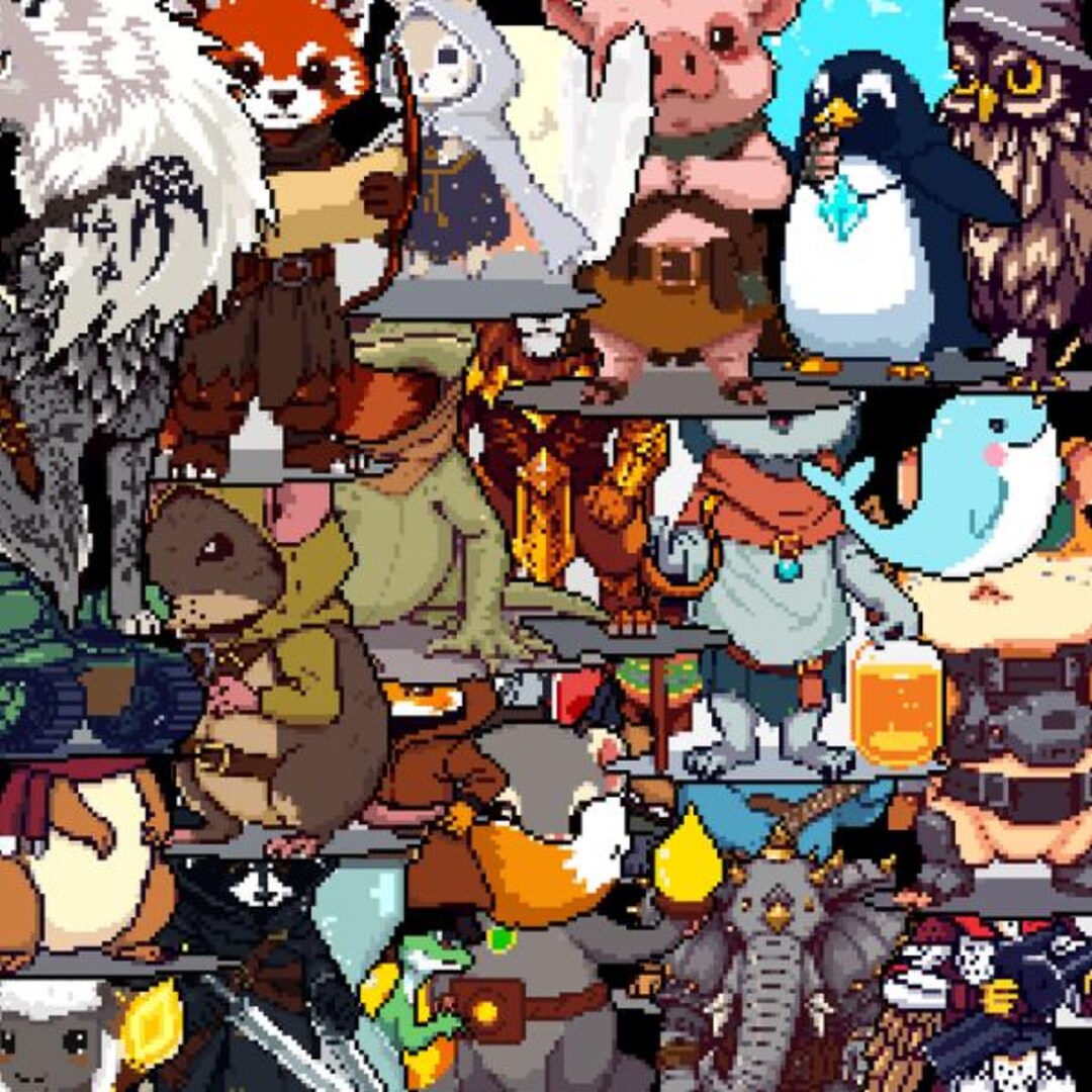 Pixel RPG Animal Characters | 30 Fantasy Animal Sprites 128x128 | Pixel ...