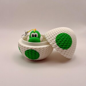 Mini Yoshi Charm: Knit-effect 3D Print Zipper Pull With or Without ...