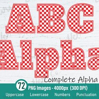 Checkered Font Svg Png, Racing Alphabet Cut File, Checkered Pattern ...