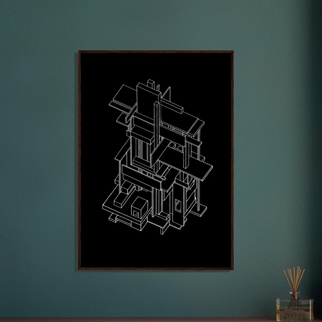 Large Format Architectural Model Print (framed) - Load Path - Etsy