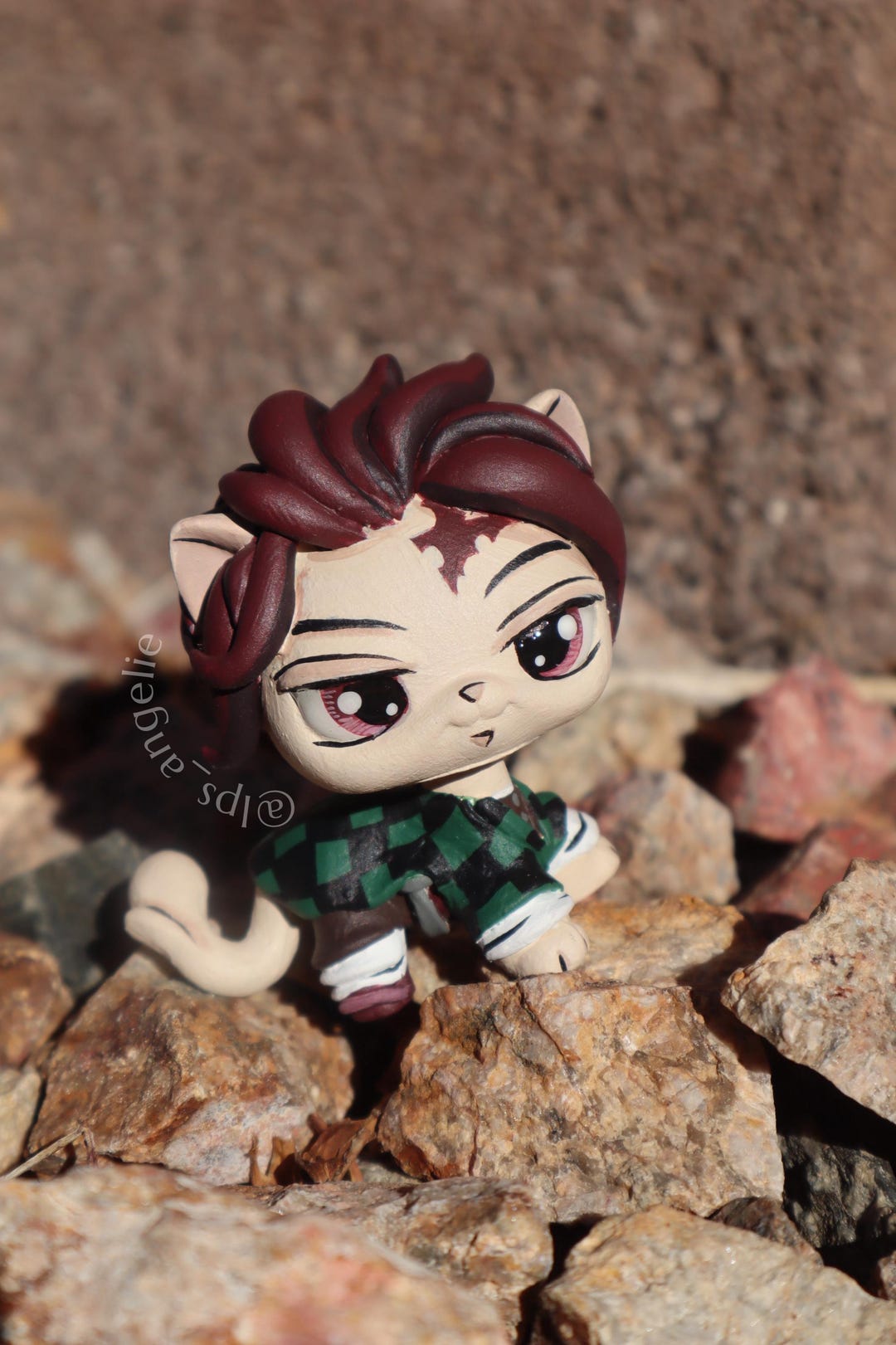 LPS Tanjiro OOAK Custom Figure - Etsy