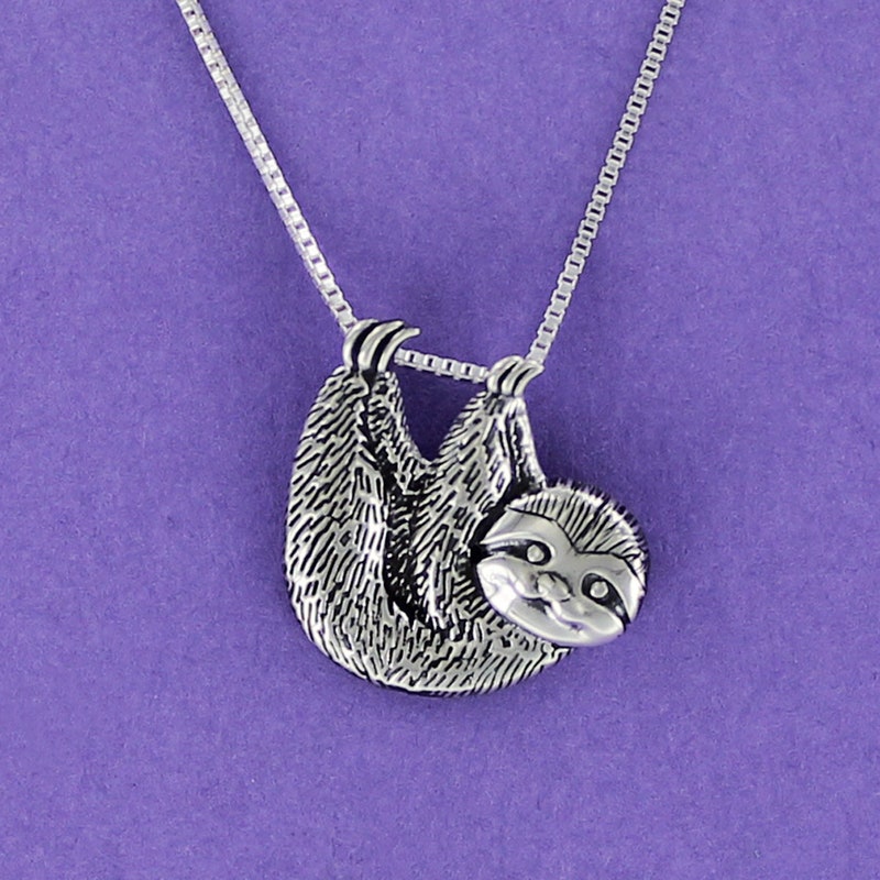 Sloth Necklace - Etsy