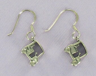 Golf Cart Earrings - Etsy