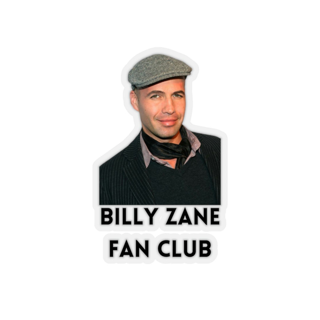 Billy Zane Fan Club Sticker - New Girl - Decal - Kiss-cut Stickers - Etsy