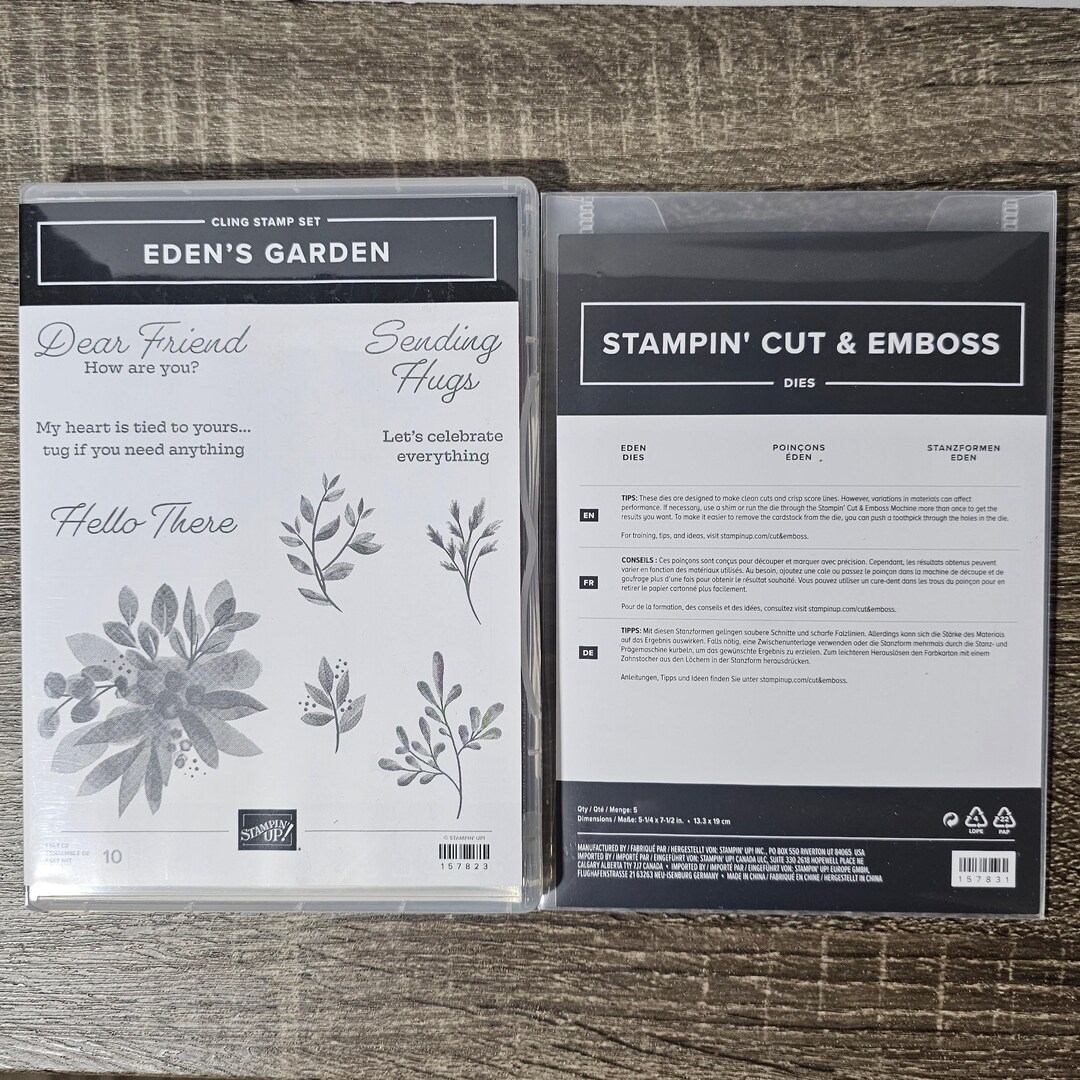 Eden's Garden Stamp Set and Eden's Dies by Stampin' Up - Etsy