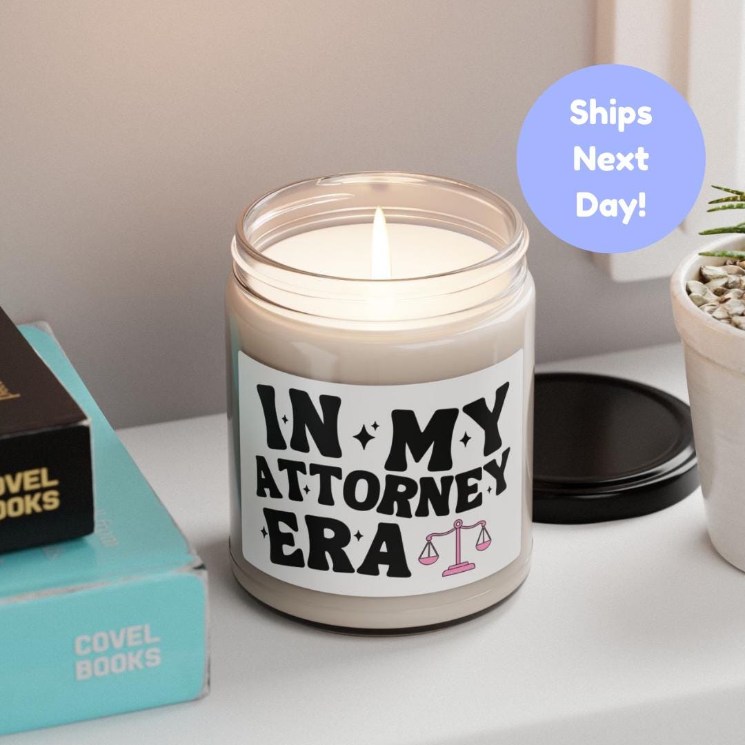 Future Lawyer Gift, in My Attorney Era, Unique Handmade Law School Gift ...