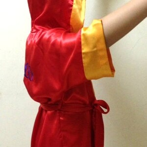 Custom Made Little Fighter Outfit Boxing Robe Kids Boxing Fighter Set ...