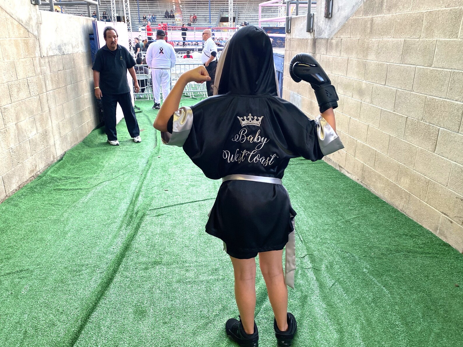 K3-custom Made Satin Baby BOXING Robe Trunk Set Boxing Outfit - Etsy