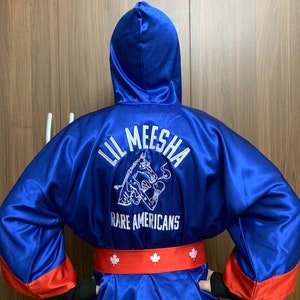 Adult Boxing Silk Satin Robes Custom Made Robes Personalized Robes ...