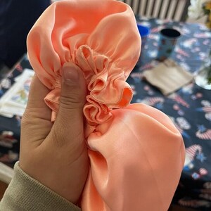 Silk Satin Hair Bun Cover, Silk Satin Hair Bun Holder, Silk Hair ...