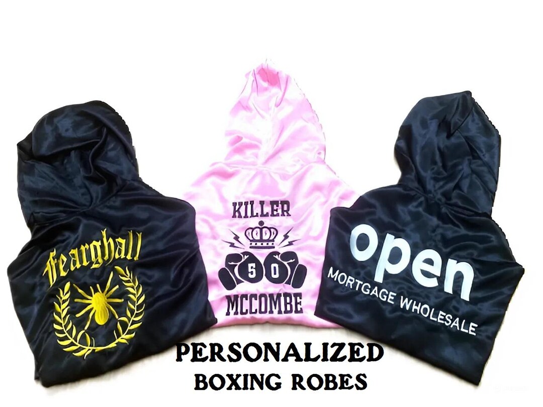 Boxing Robes Custom Made Boxing Robe-personalized Boxing Robes ...