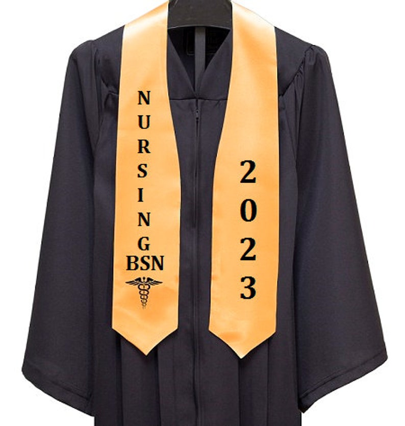 Custom Nurse Graduation Stole 2023 Embroidery Nursing Class of - Etsy
