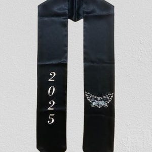 Custom Graduation Trimmed Stoles, Trimmed Graduation Stoles, Silk Satin ...