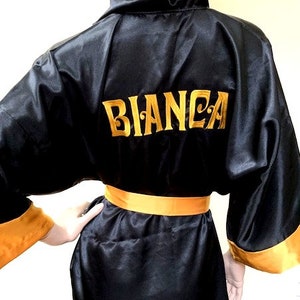 Custom Embroidered Boxing Robes Custom Made Robes Personalized Robes ...