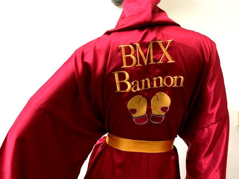 Adult Boxing Silk Satin Robes Custom Made Robes Personalized Robes ...
