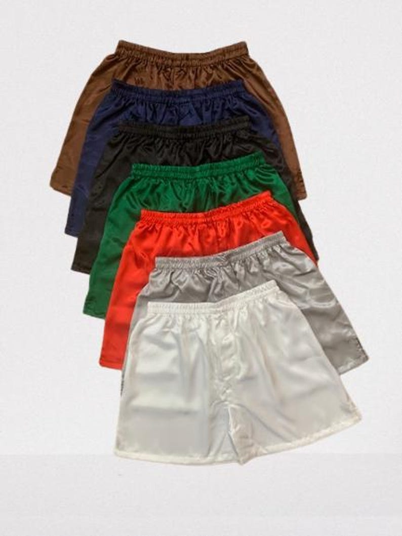 Personalized Silk Satin Boxer Shorts, Birthday Gift, Anniversary Gift ...