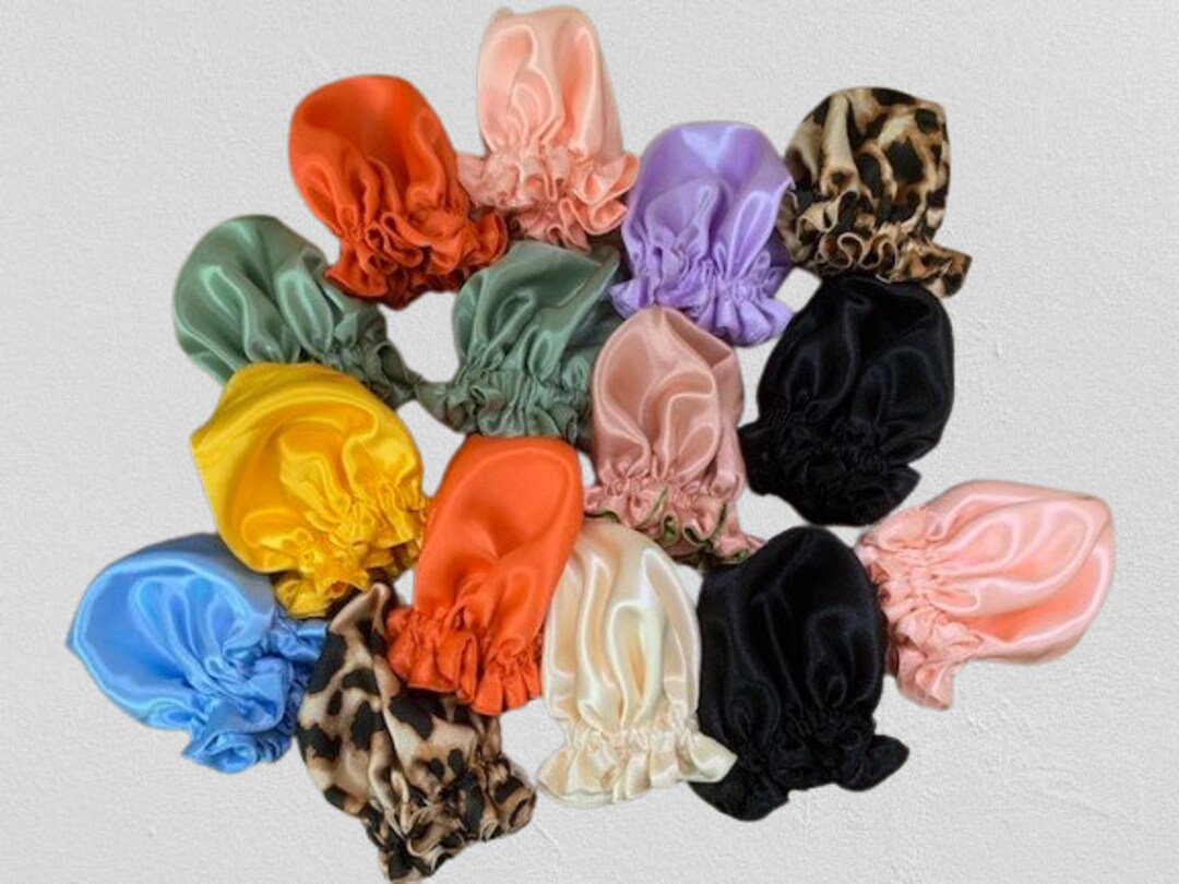 Custom Made Silk Satin Beaut Hair Bun Cover, Silk Satin Hair Bun Holder ...