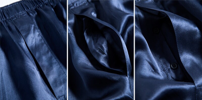 S4-men Silk Satin Shorts Mens Silk Satin Pajamas Pants Lounge | Etsy