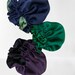 Custom Military Green Silk Hair Bun Reversible Silk Satin Navy Bun ...
