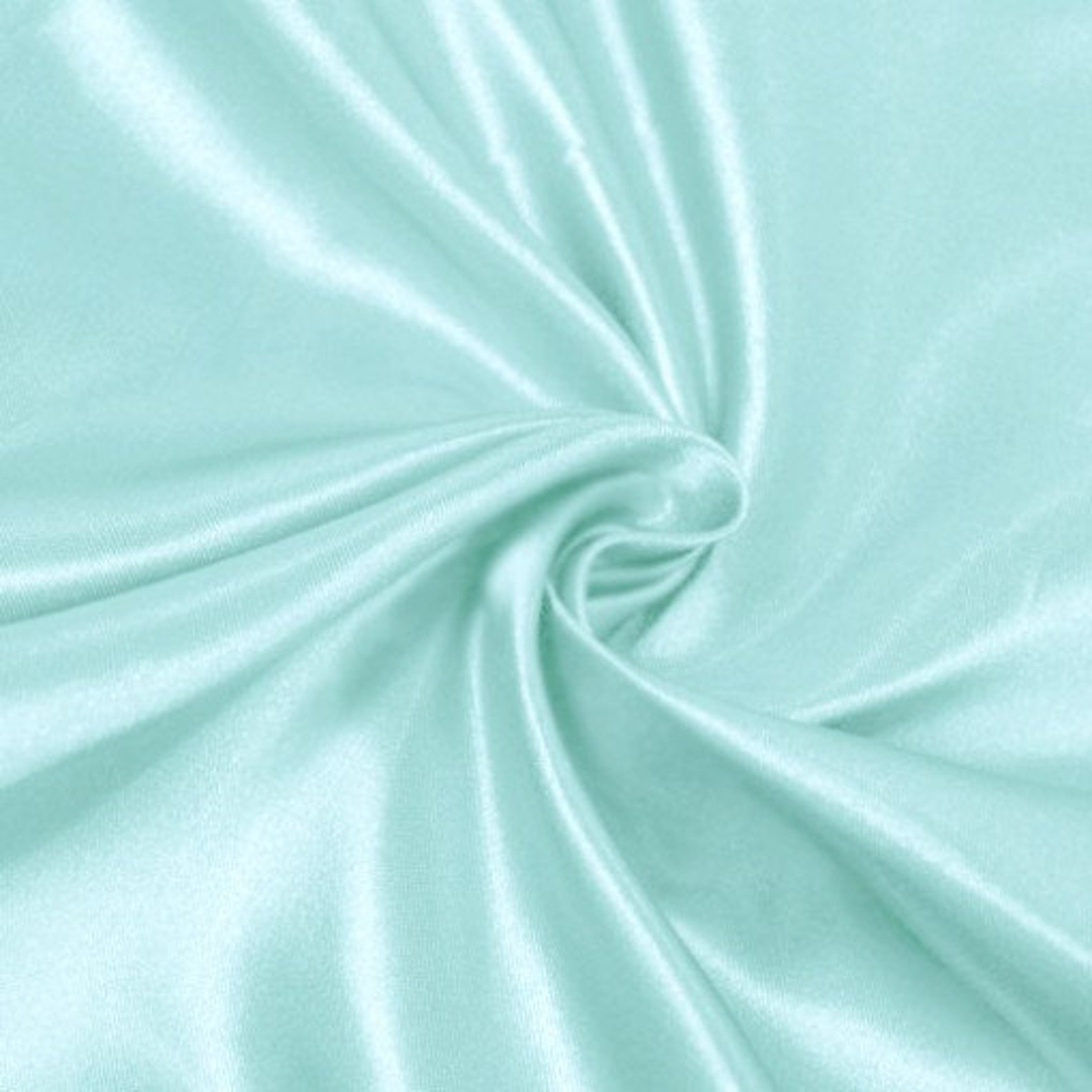 Silk satin Mint Fabric Aqua Color Supplies Fabric by yard | Etsy