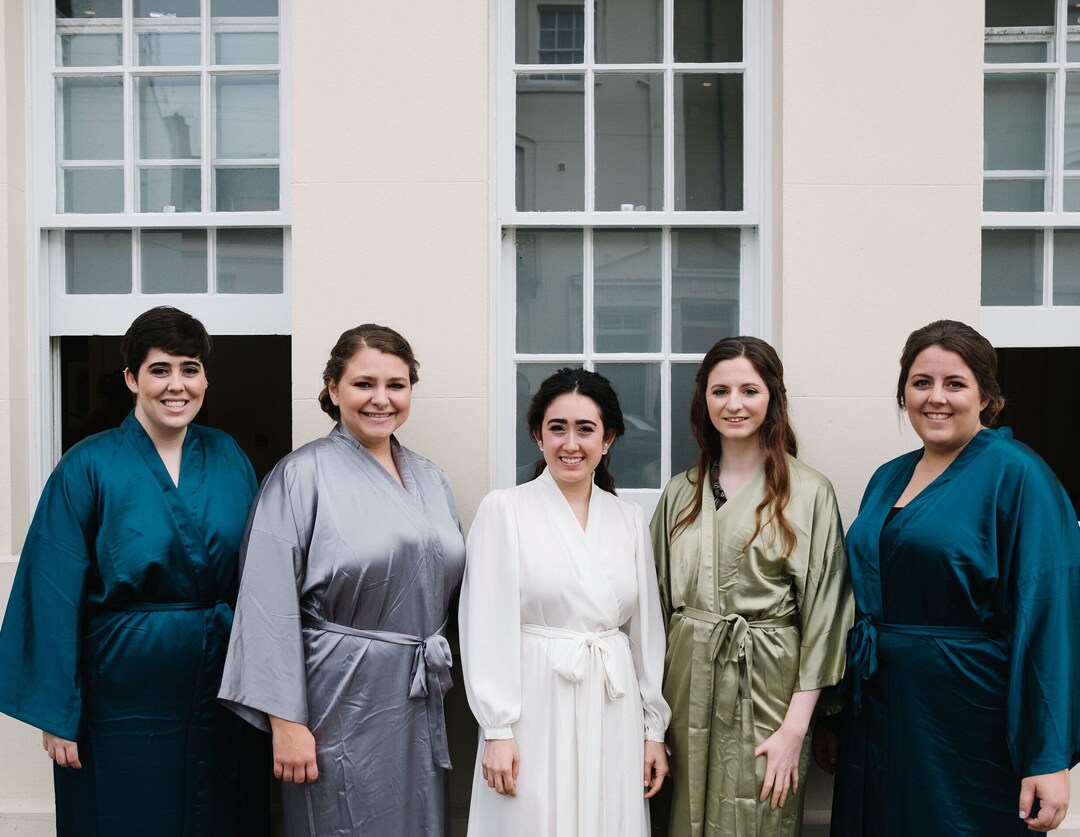 Plus Size Robe/plus Size Bridesmaid Robe/plus Size Bridesmaid/pregnancy ...