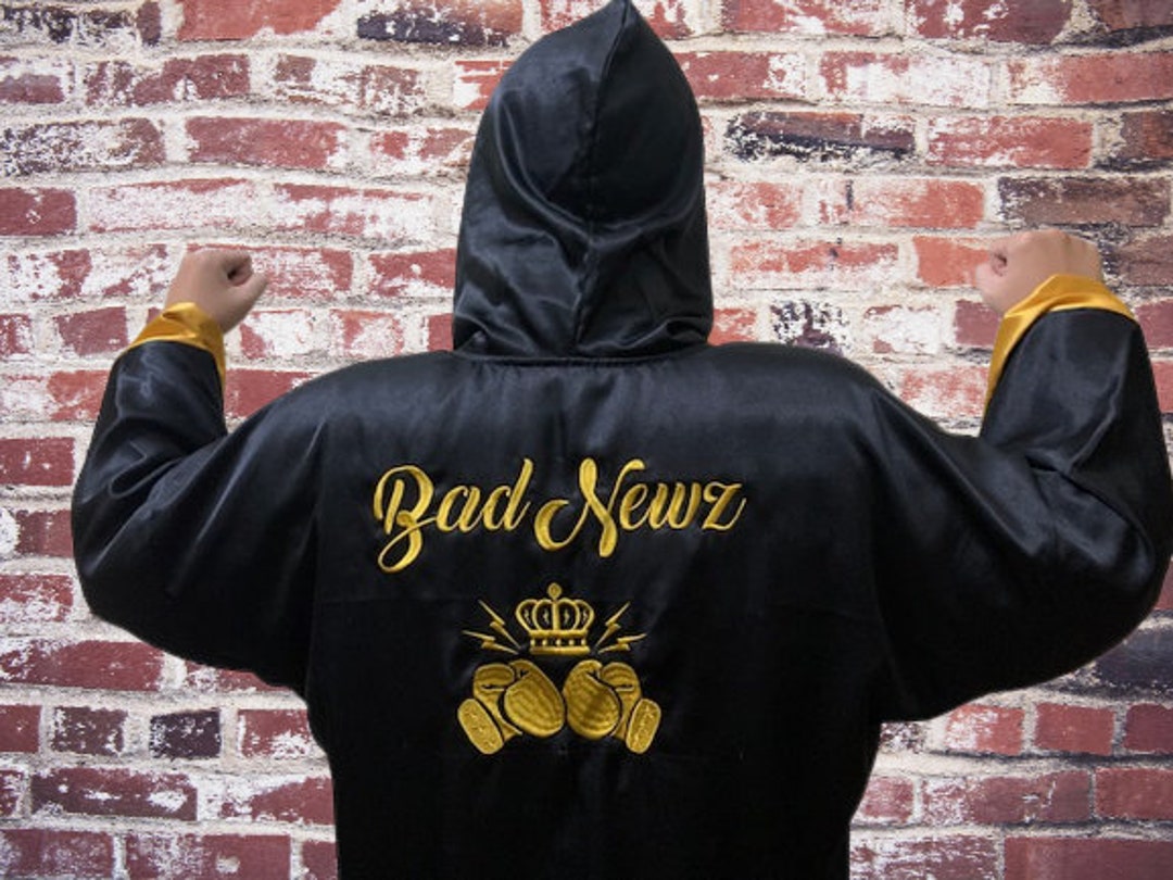 Custom Embroidered Boxing Robes Custom Made Robes Personalized Robes ...