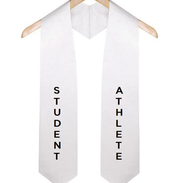 Student Athlete Graduation Sash - Etsy