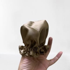 Custom Made Silk Satin Beaut Hair Bun Cover, Silk Satin Hair Bun Holder ...