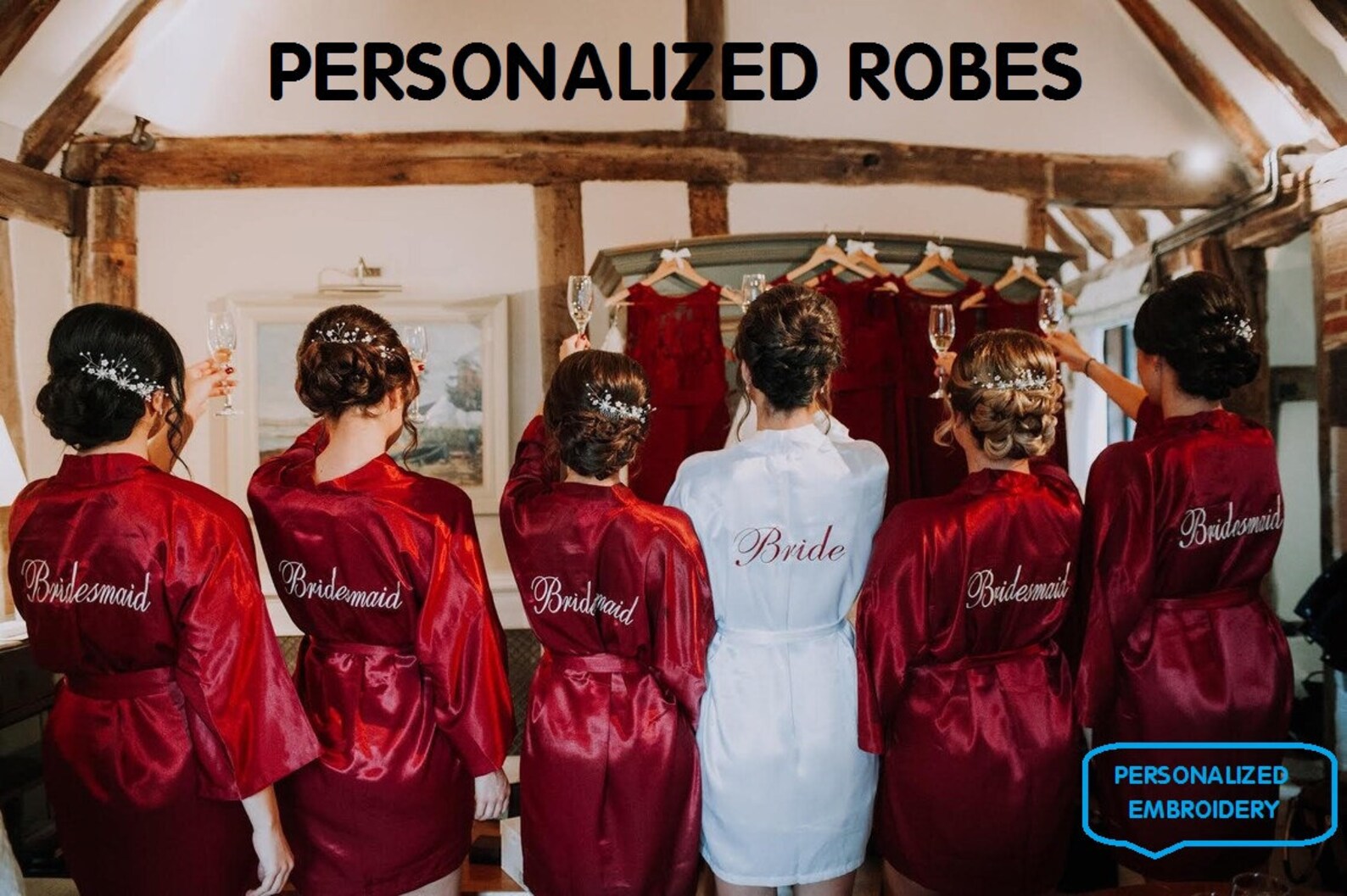 RED Robes/burgundy Wedding Robe/bright Red Robes/ Red Kimono - Etsy UK