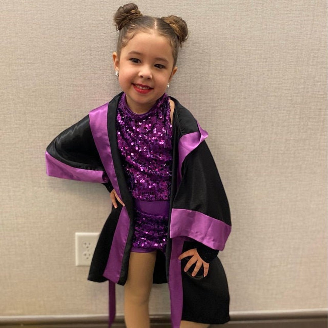 Custom Made Little Fighter Outfit Boxing Robe Kids Boxing Fighter Set ...