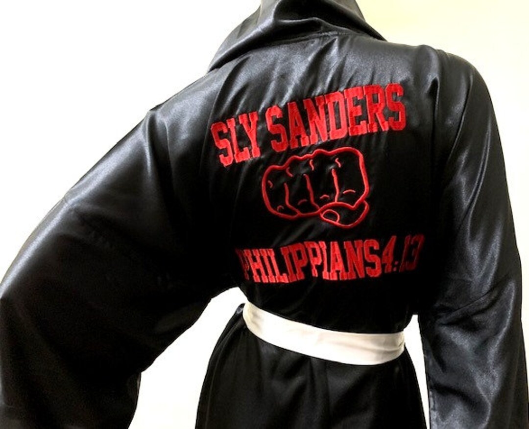 Adult Boxing Silk Satin Robes Custom Made Robes Personalized Robes ...