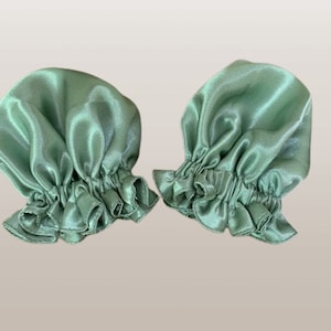 Custom Made Silk Satin Beaut Hair Bun Cover, Silk Satin Hair Bun Holder ...