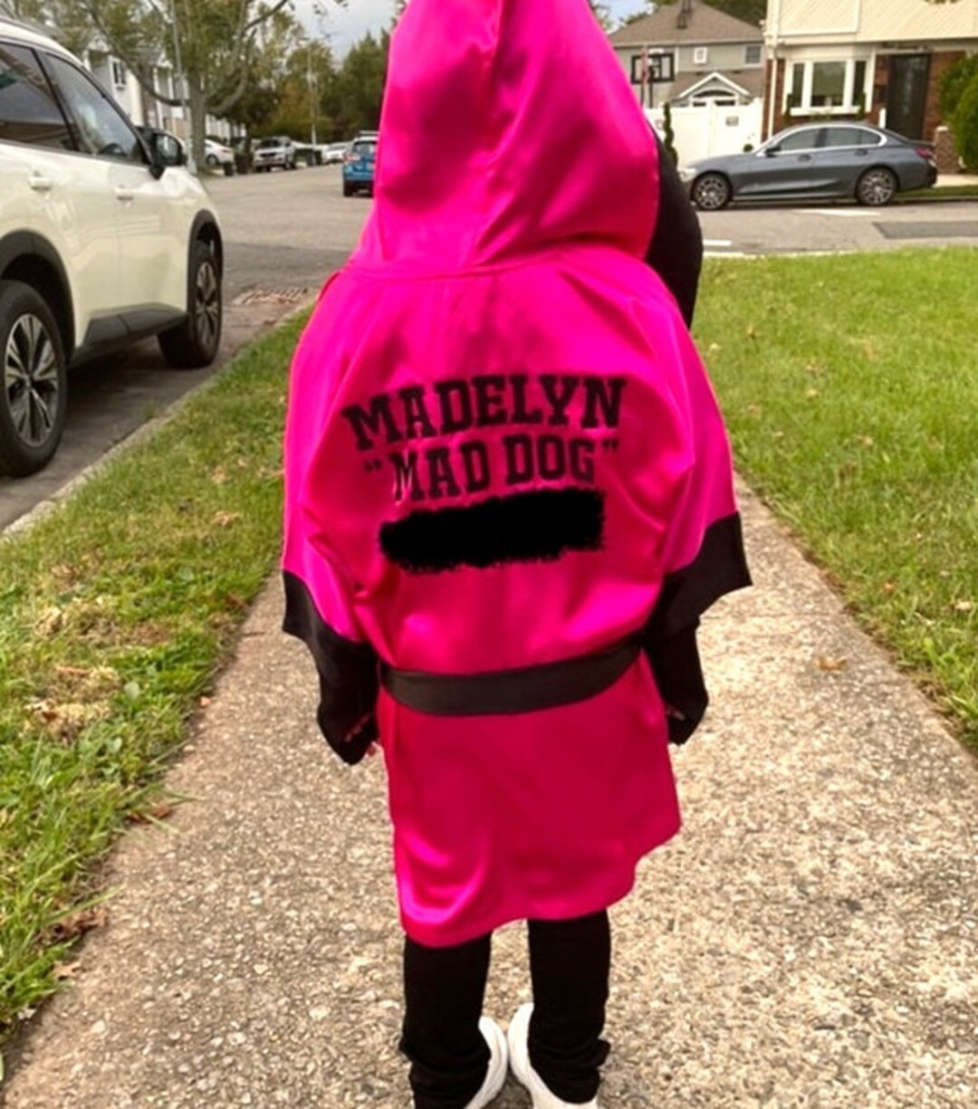 K3-custom Made Satin Baby BOXING Robe Trunk Set Boxing Outfit ...