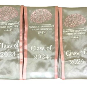 Blank 72" Graduation Stole/sash for Sublimation/sash for Embroidery ...