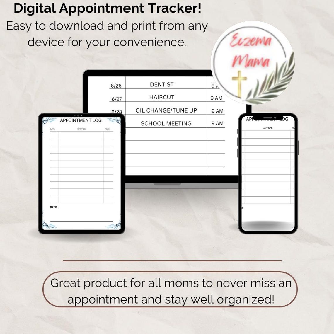 Printable Appointment Tracker| Digital Appointment Log| Medical ...