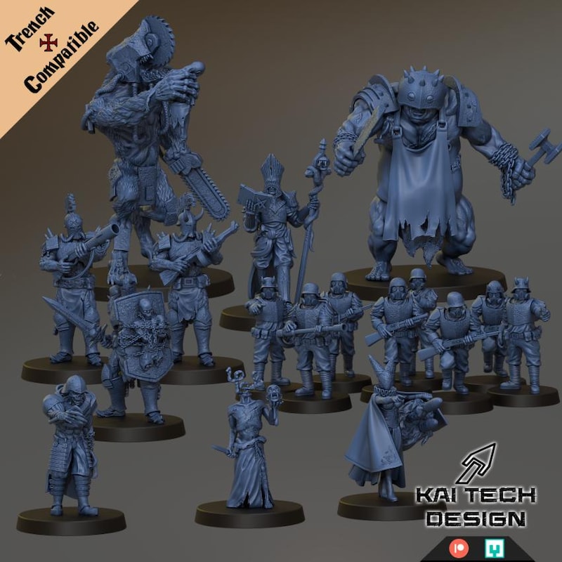 Trench Crusade Heretic Legion Mini - Etsy
