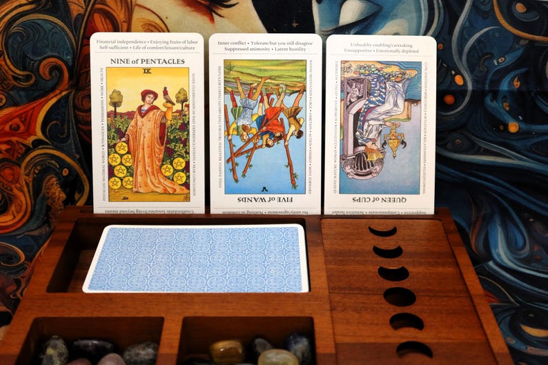 3 Card Tarot Spread ~ Radiant Rider Waite With Meanings - Etsy