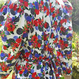 1980S Pure Silk Floral Raoul Blanco Jacket - Etsy