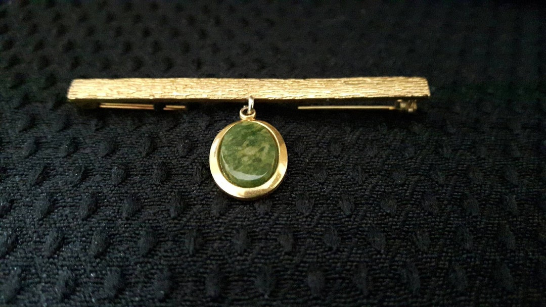 1970s Tie Pin Rolled Gold With Medallion - Etsy