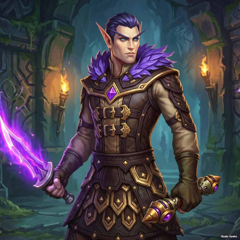 Custom Wow Character Portrait | World of Warcraft Commission | MMORPG ...
