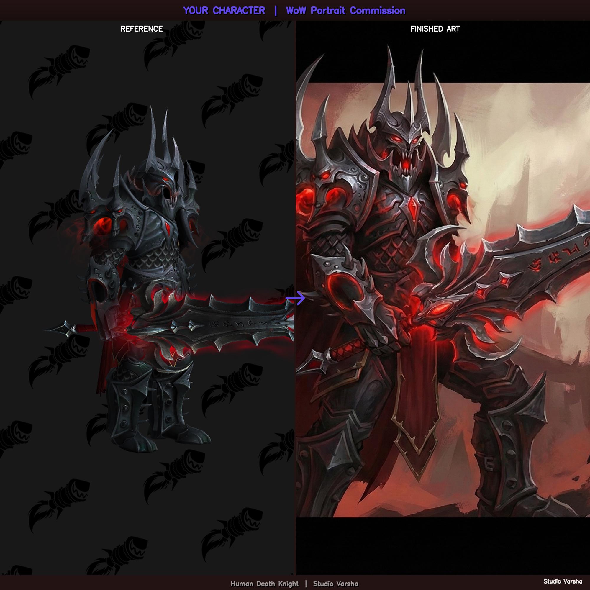 Custom Wow Character Portrait | World of Warcraft Commission | MMORPG ...