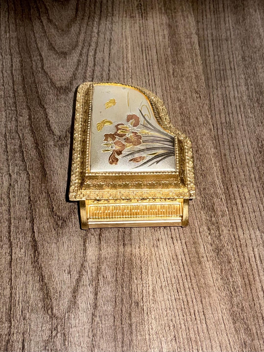 Vintage Gold Ormolu Filigree Jewelry Music Box, Art of Chokin - Etsy